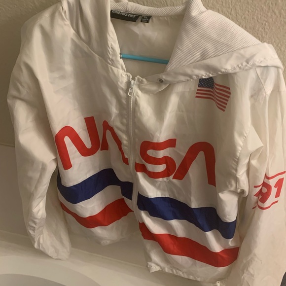 Nasa | Jackets & Coats | Nasa Windbreaker With Hood | Poshmark